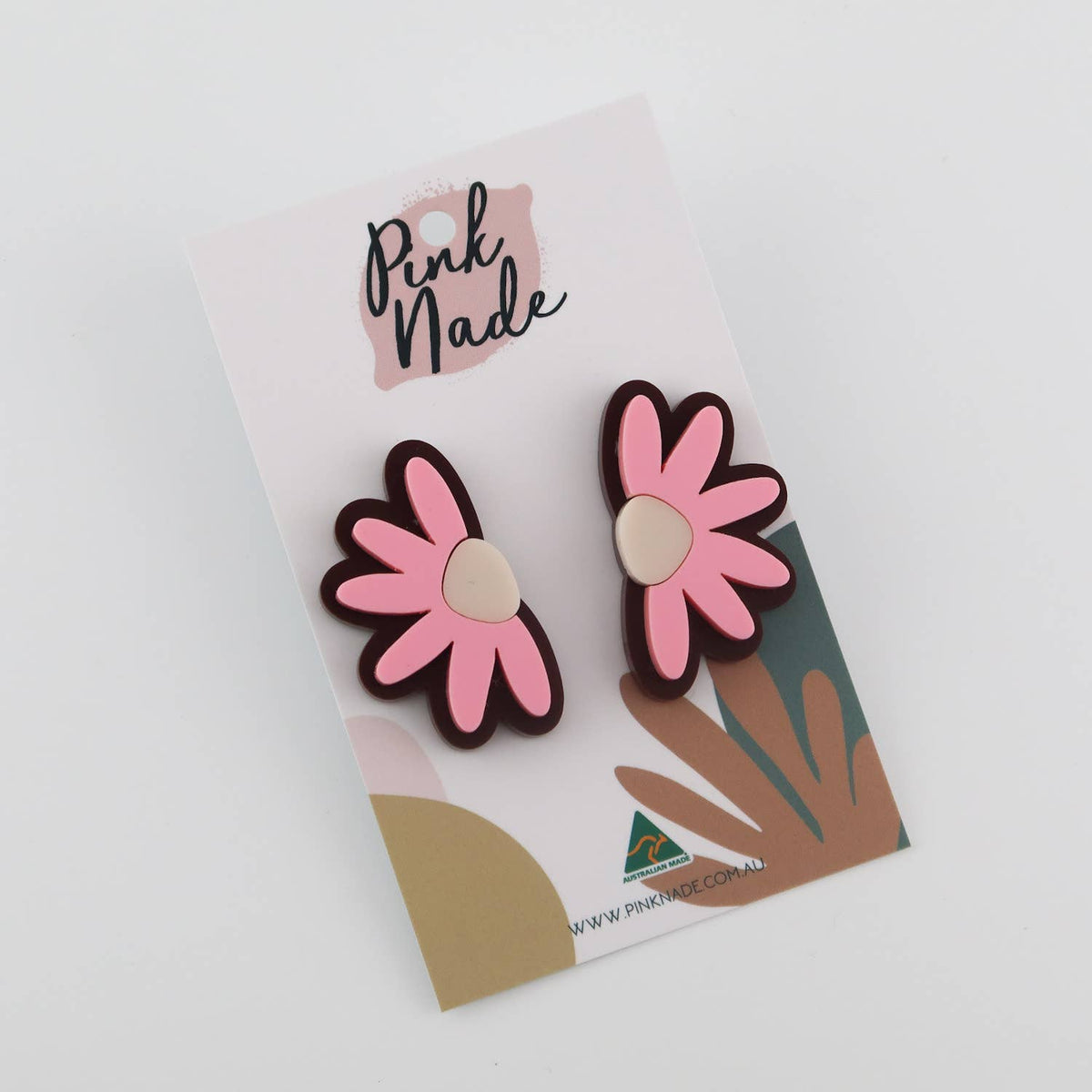 'Ella' Statement Studs – Petal and Palm