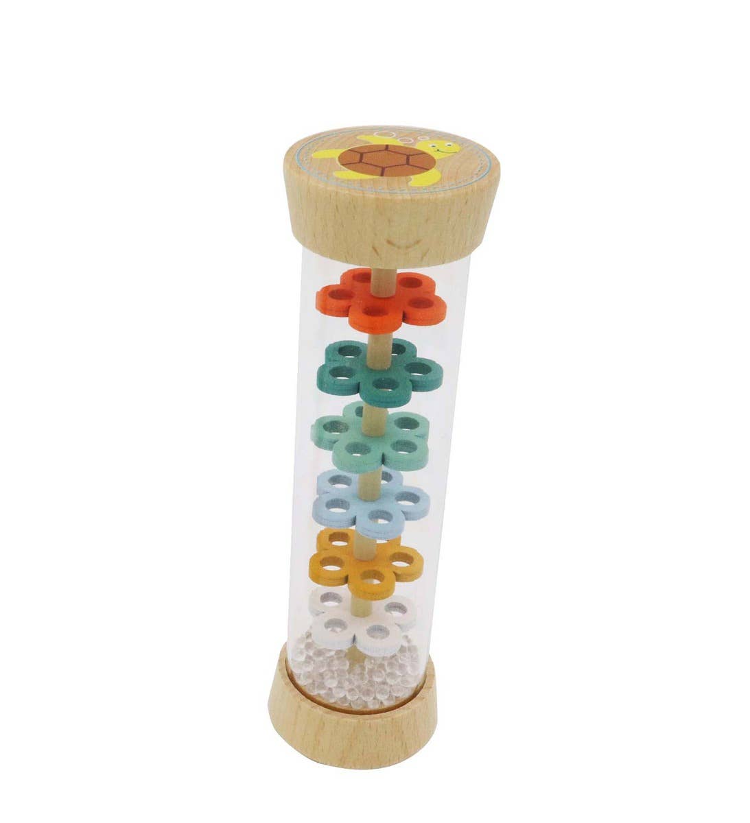 Wooden Rainmaker Rattle – Petal and Palm